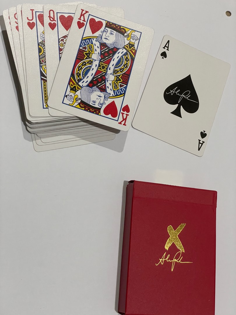 Kartu Remi X Deck Red Signature Edition Playing Cards by Alex Pandrea ...
