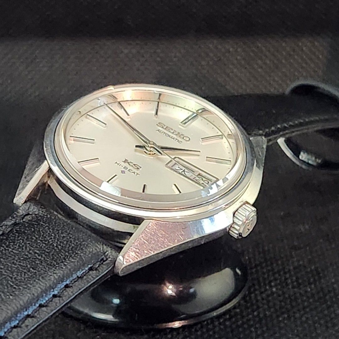 King Seiko 5626-7113 Hi Beat vintage automatic watch KS 精工 高頻28800 自動機械錶 昭和時代 日本製造 文青 古董錶 56KS ...