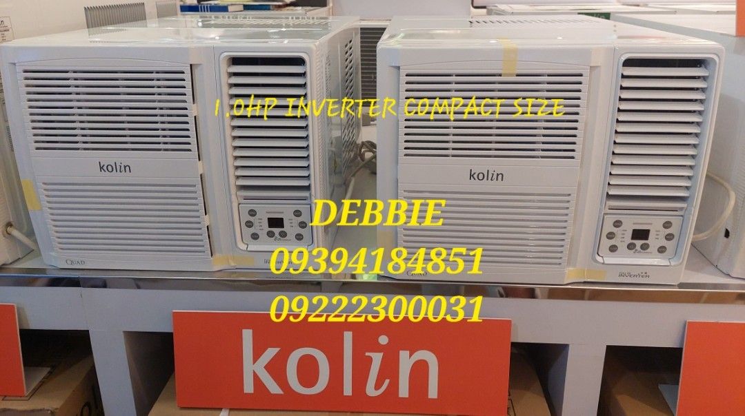 KOLIN AIRCON WINDOW INVERTER AND NON INVERTER MANUAL TYPE, TV & Home ...