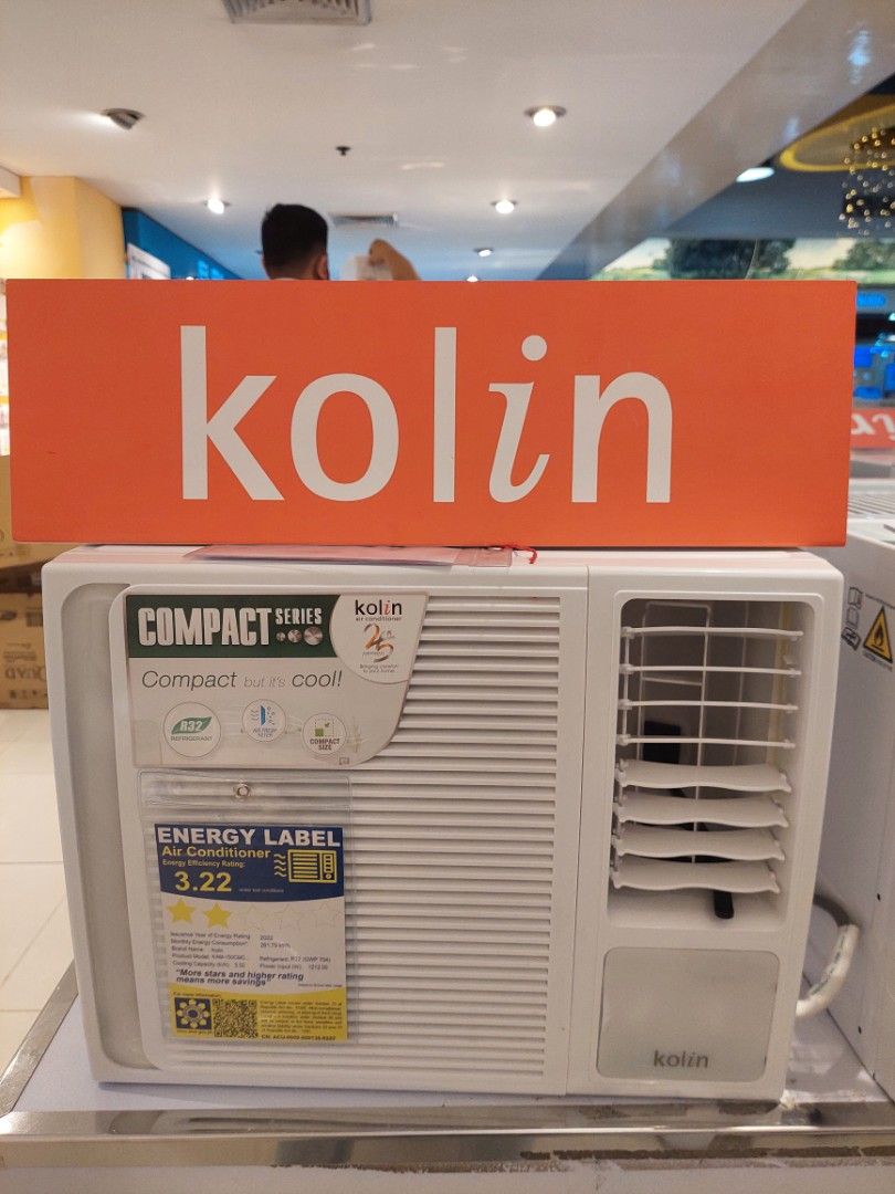 KOLIN AIRCON WINDOW INVERTER AND NON INVERTER MANUAL TYPE, TV & Home ...