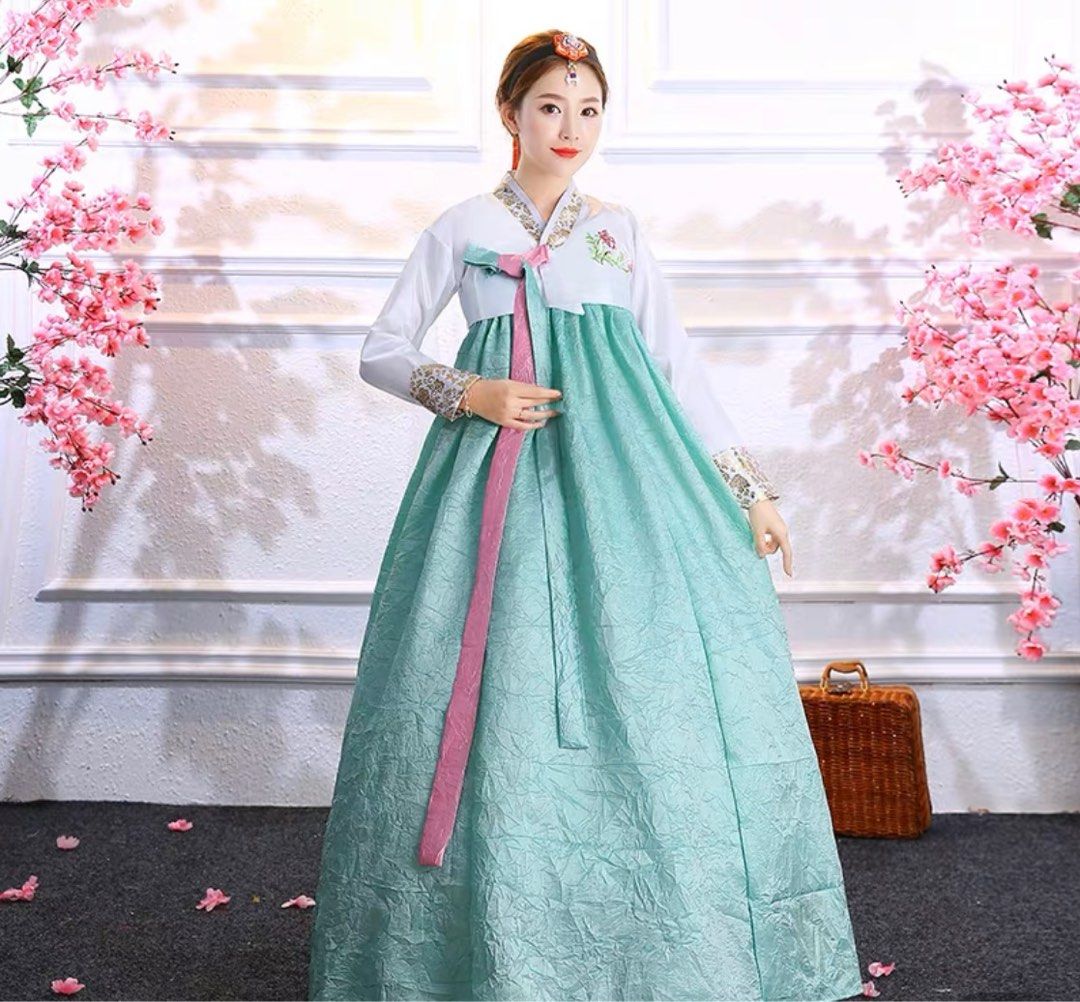 Korean Hanbok Dress Brand New, Women's Fashion, Dresses & Sets ...