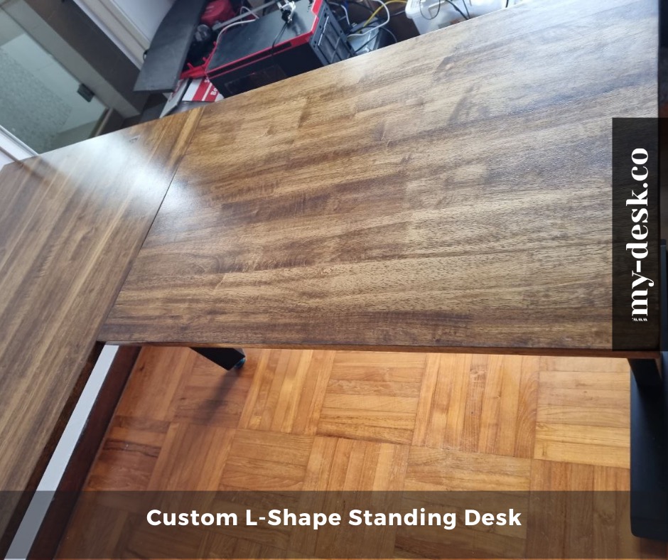 Tailor Made/ Custom Large Three Legged Electric Standing Executive Desk ...