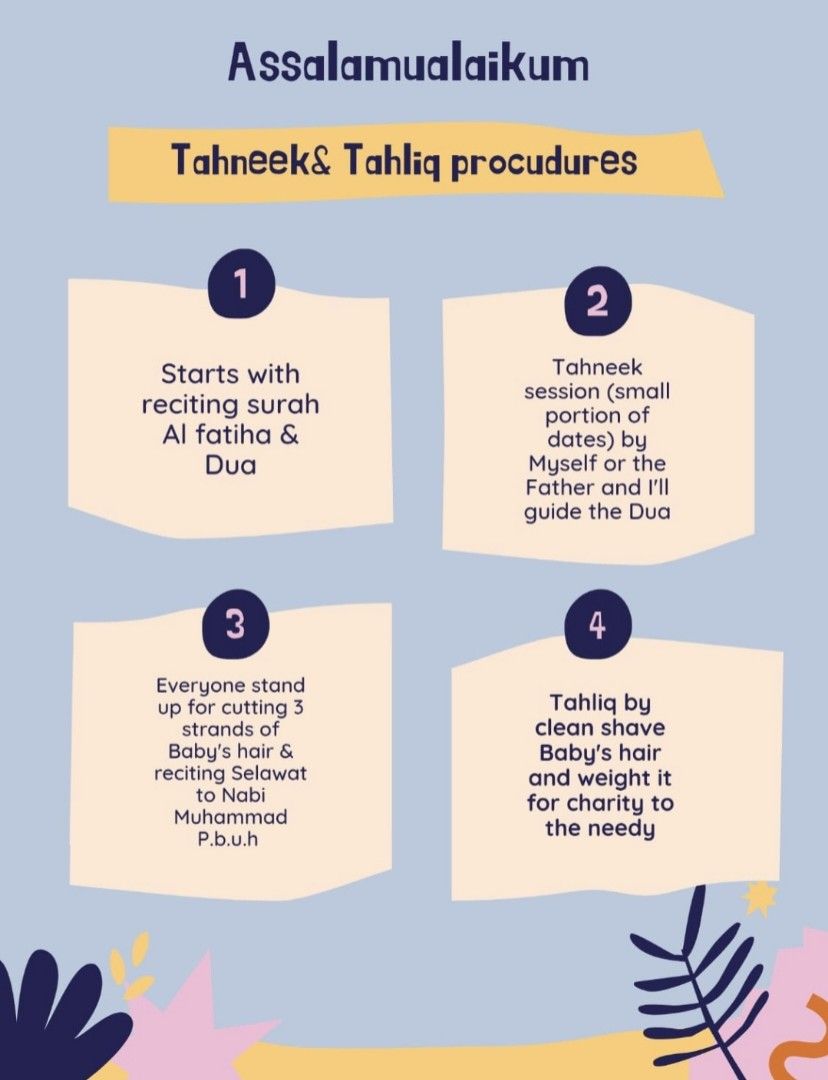 Last update: 22/10/2023 Tahnik & Cukur Rambut,Tahlil serta Doa Selamat ...
