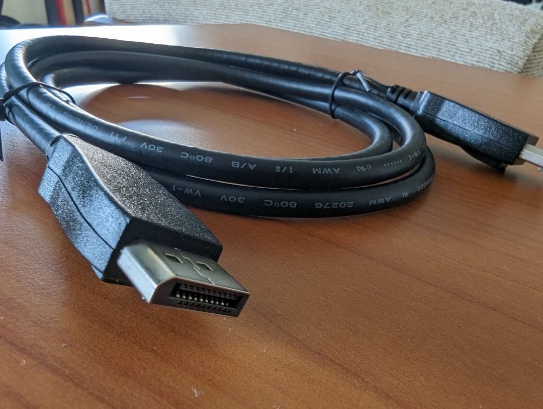 LG Display Port Cable v1.4 | 1.5meter long, Computers & Tech, Parts ...