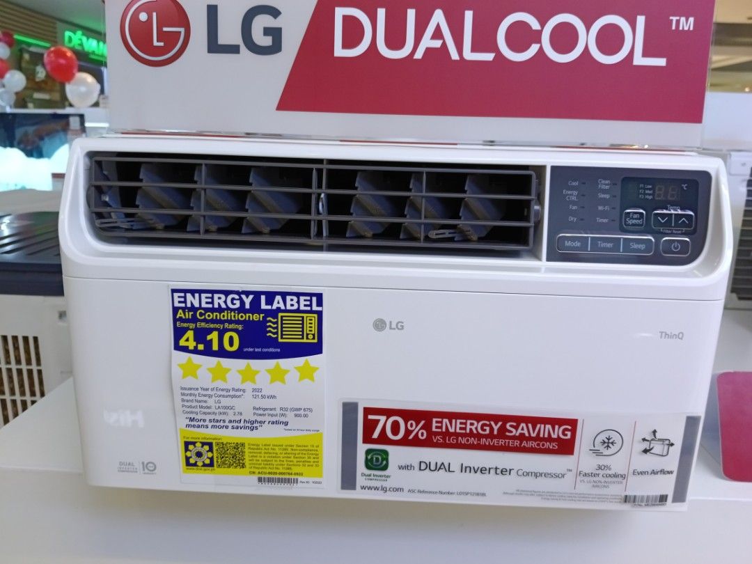 Lg dual inverter aircon, TV & Home Appliances, Air Conditioning and ...