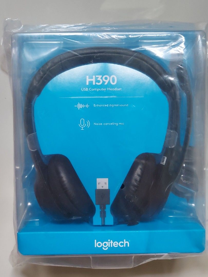 Logitech H390 USB Computer Headset, Audio, Headphones & Headsets on ...