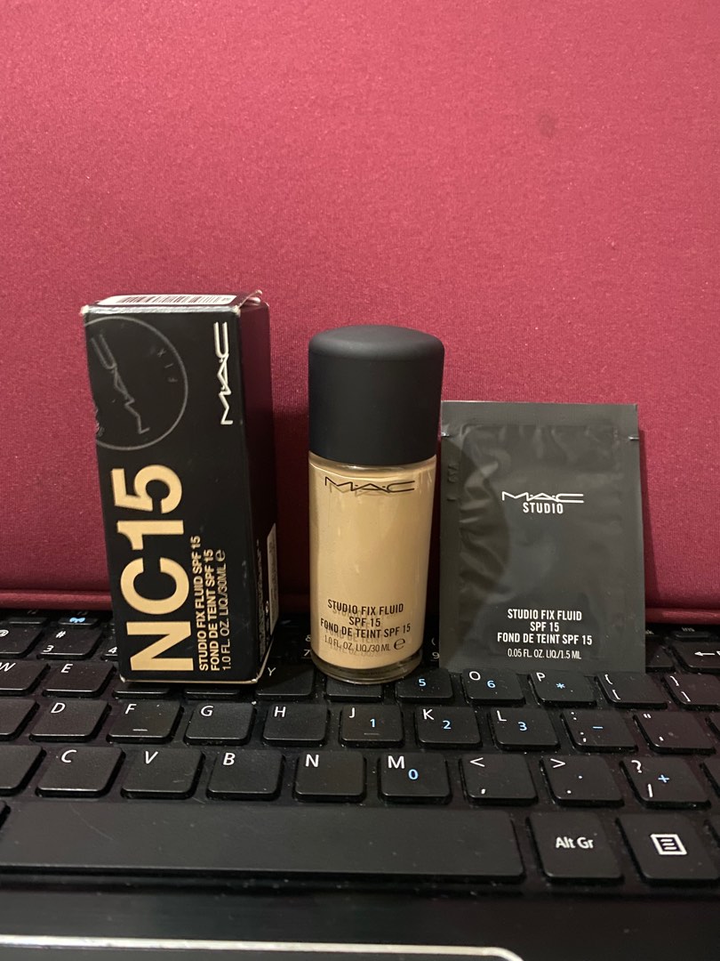Mac Studio Fix Fluid NC15 with freebie on Carousell