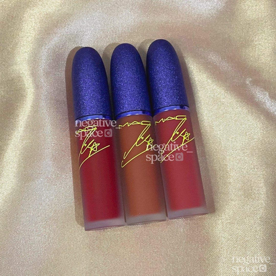 MAC x BLACKPINK Lisa Powder Kiss Liquid Lipcolour Bundle, Beauty ...