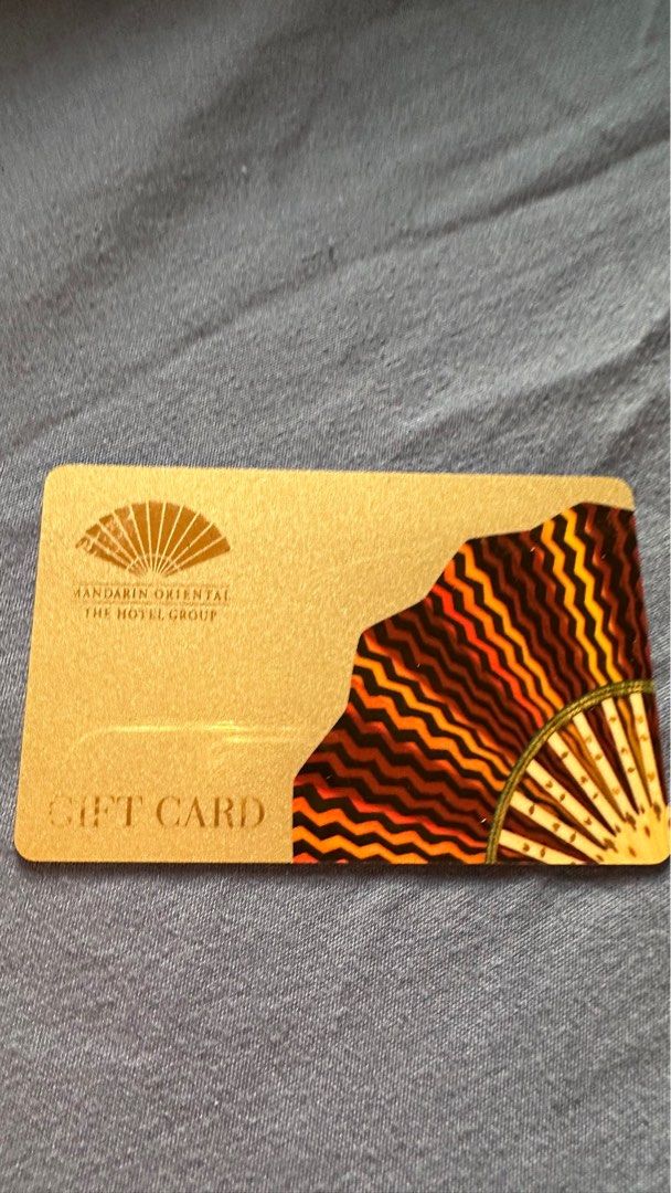 Mandarin Oriental Gift Card, Tickets & Vouchers, Store Credits on Carousell