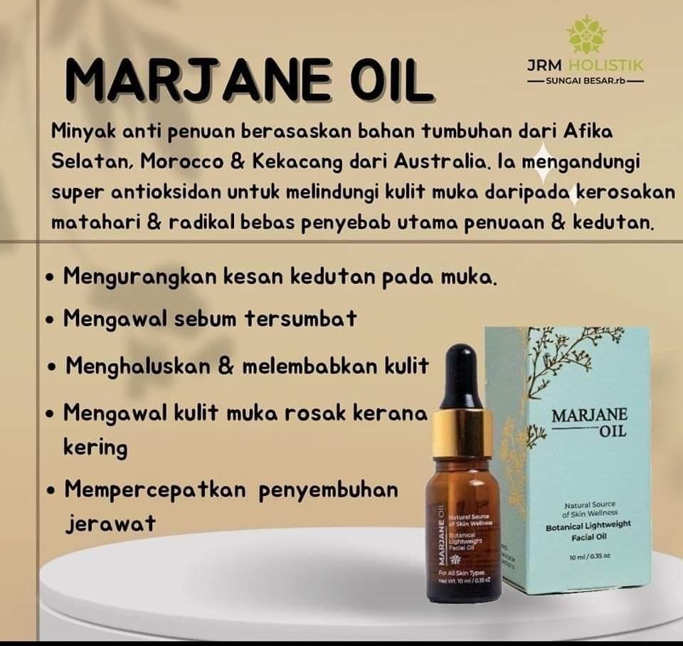 MARJANE OIL BY JRM BONDA ROZITA, Beauty & Personal Care, Face, Face ...