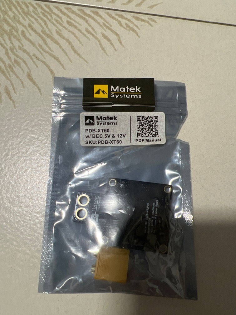 Matek systems PDB-XT60, Photography, Drones on Carousell