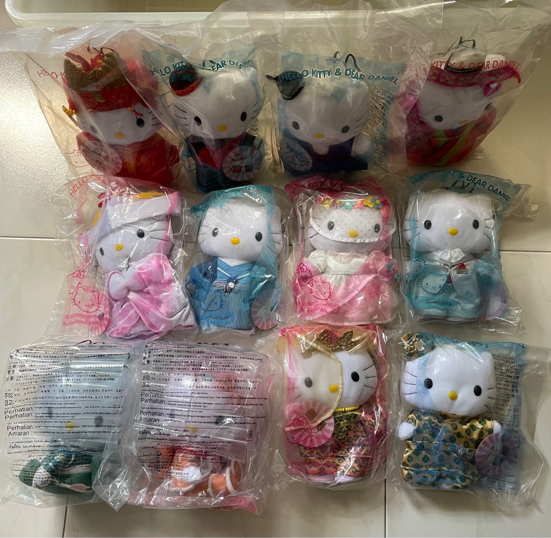 McDonald 2000 Hello Kitty Wedding Couple Collection, Hobbies & Toys ...