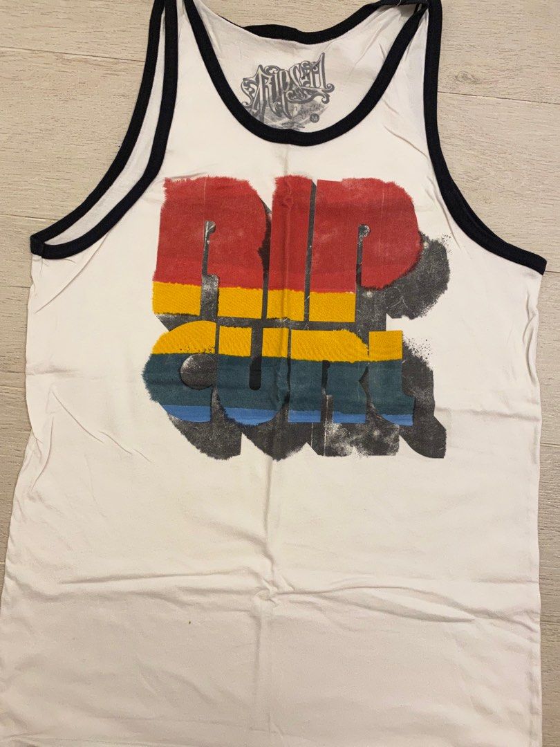 Men rip curl & adidas singlet, Men's Fashion, Activewear on Carousell
