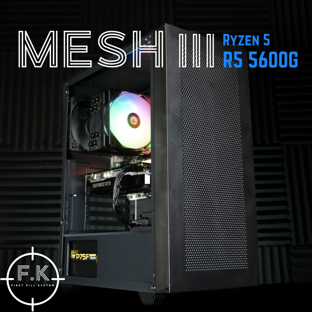[MESH3] RYZEN 5 5600G Gaming PC Radeon 6 core Graphics Card Desktop ...