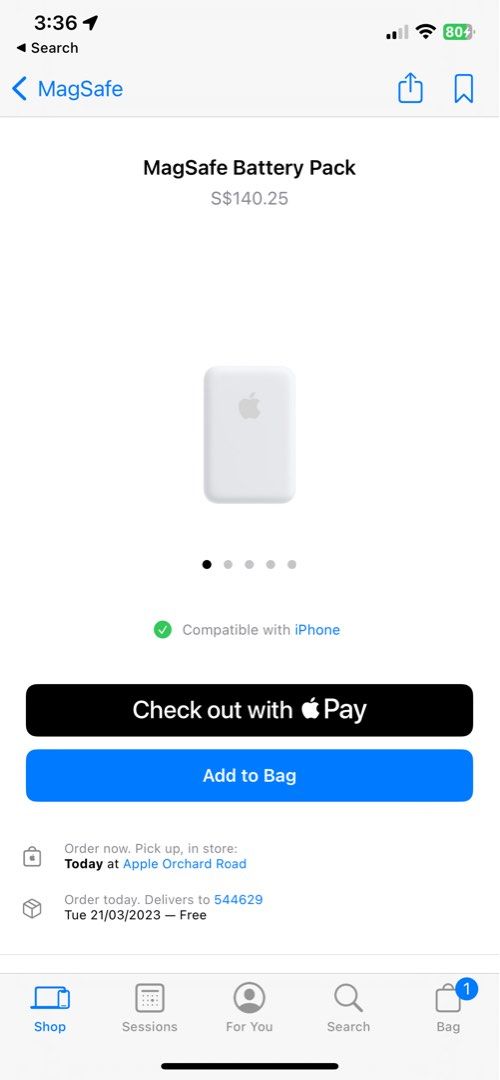 mgsafe battery pack, Mobile Phones & Gadgets, Other Gadgets on Carousell