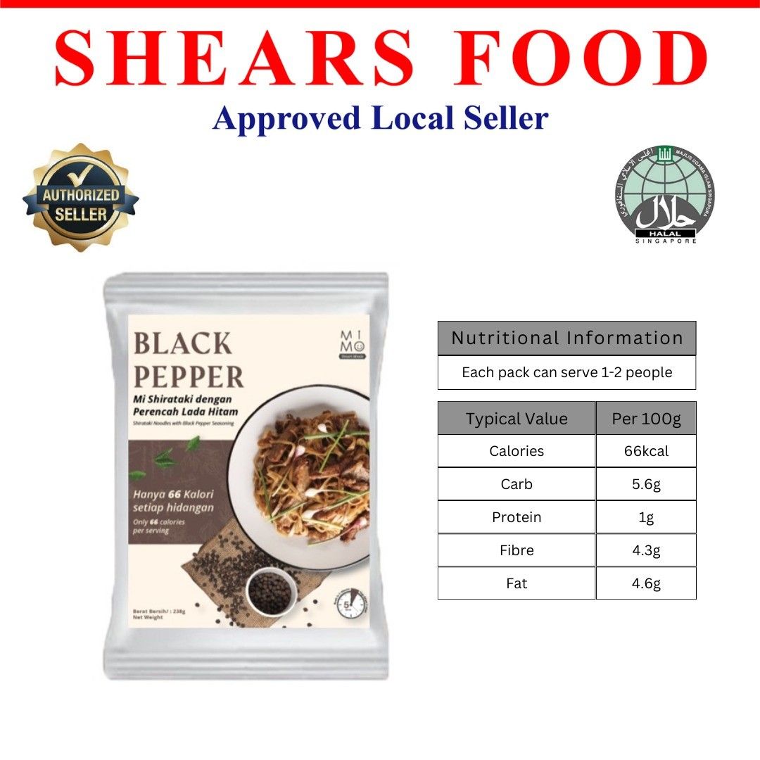 MiMO Food Paste(Sauce) with KoNJAC Noodle by Shears Ideal Food for Keto ...