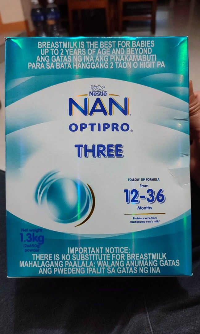 NAN Optipro Three (12-36 mos.) 1.3 kgs. EXP. 12-2023, Babies & Kids ...