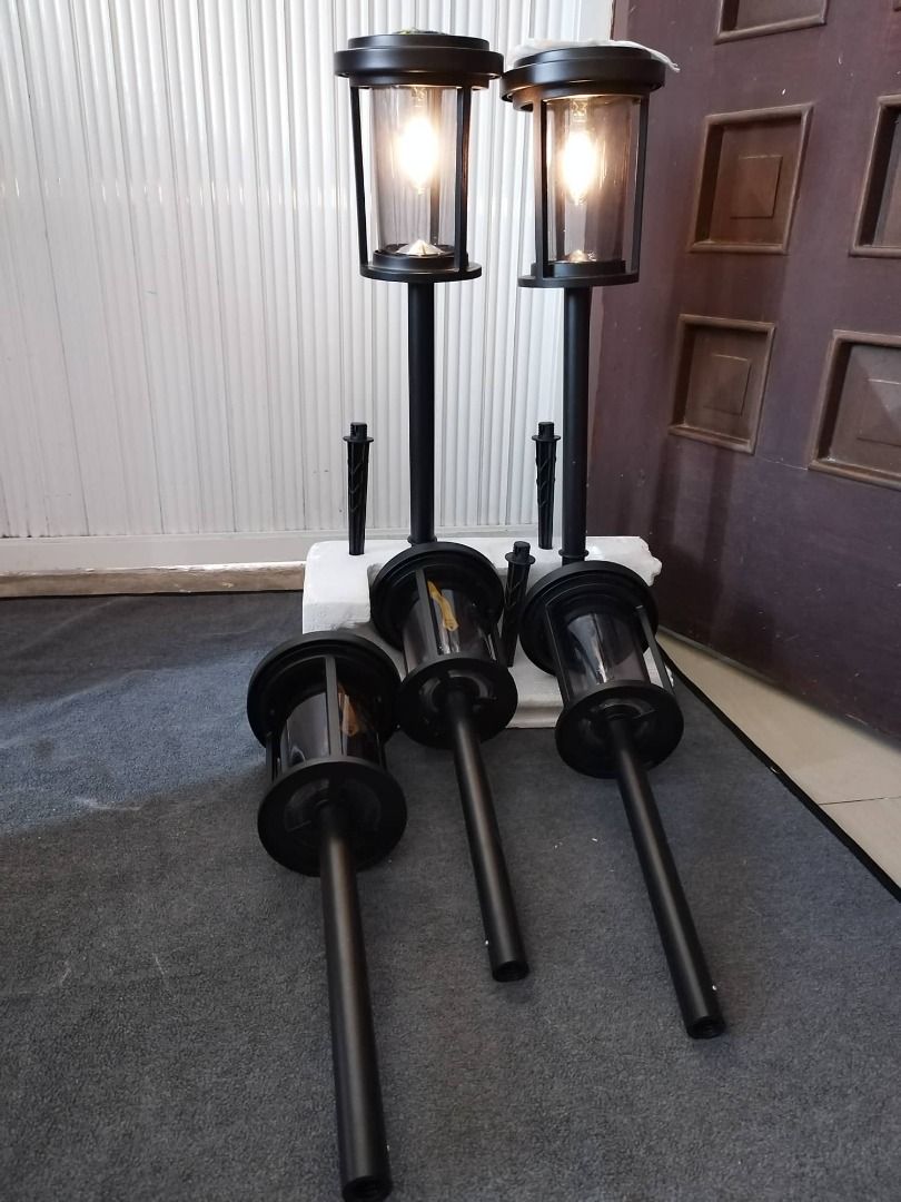 Naturally Solar Set of 5 Solar LED Pathway Lights / 1 set, Furniture ...