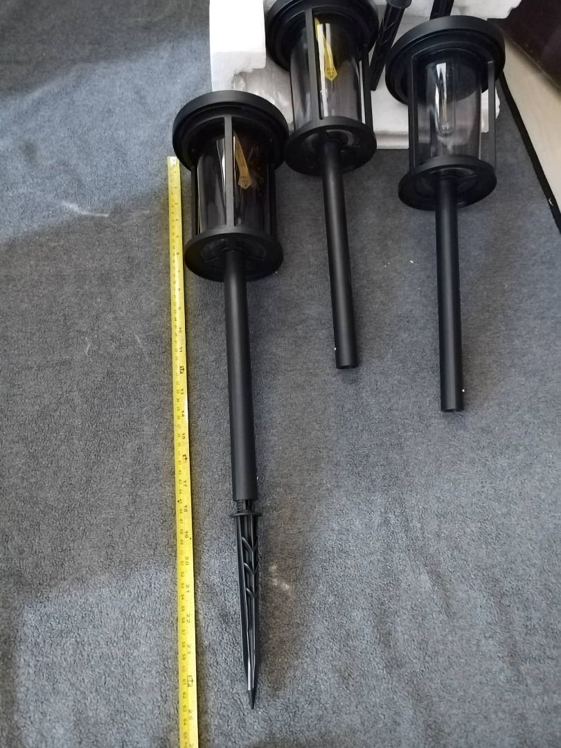 Naturally Solar Set of 5 Solar LED Pathway Lights / 1 set, Furniture ...