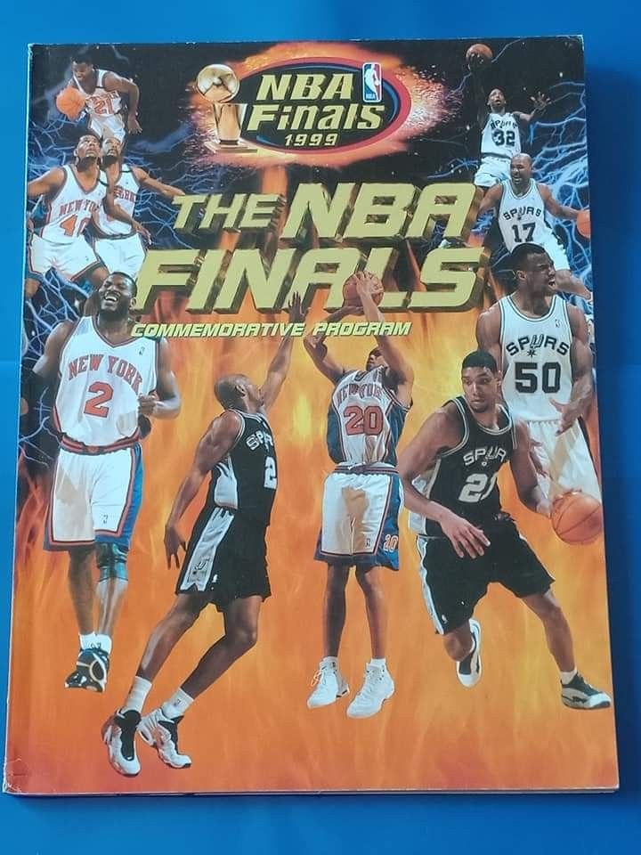 NBA FINALS 1999 COMMEMORATIVE PROGRAM, Hobbies & Toys, Books ...