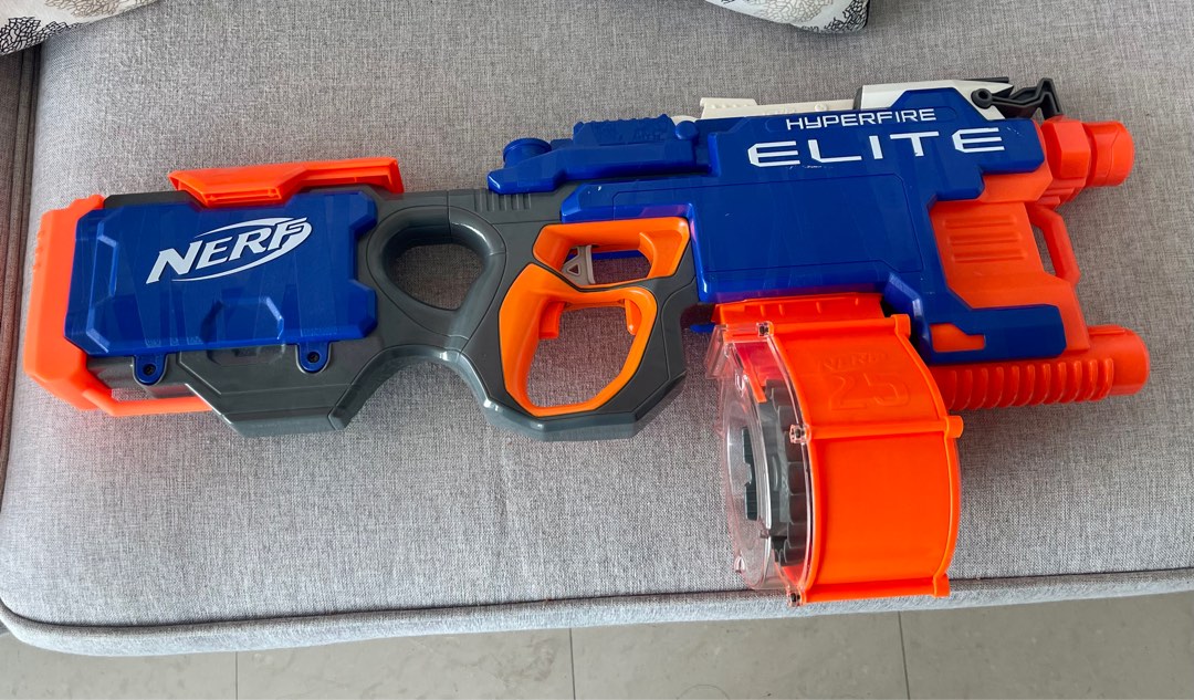 Nerf Elite Hyperfire, Hobbies & Toys, Toys & Games on Carousell
