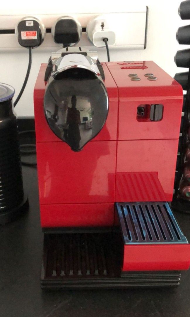 Nespresso lattissima delonghi (RED color), TV & Home Appliances ...