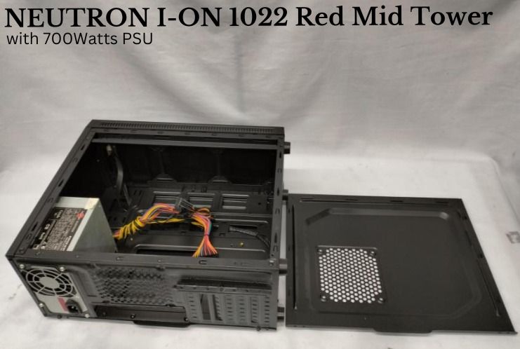 NEUTRON I-ON 1022 Red with 700Watts PSU | Mid Tower Pc Case, Computers ...