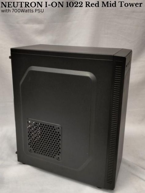 NEUTRON I-ON 1022 Red with 700Watts PSU | Mid Tower Pc Case, Computers ...