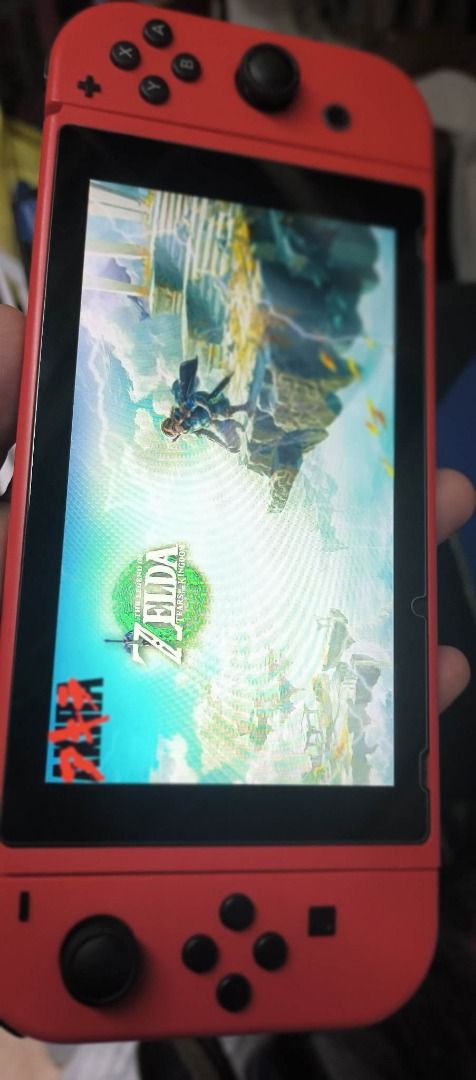 nintendo switch v2 mario red edition jaybee, Video Gaming, Video Game ...