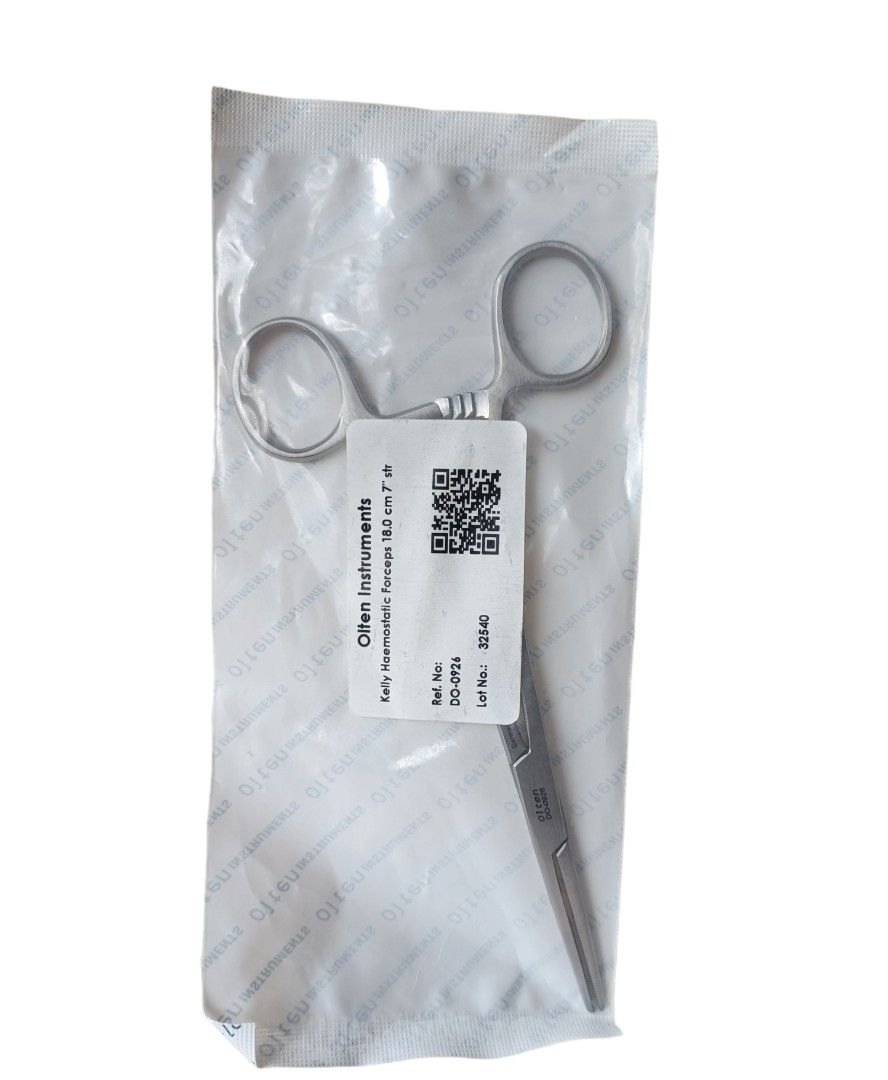Olten Instruments Kelly Haemostatic Forceps 18.0 Cm 7" Str on Carousell