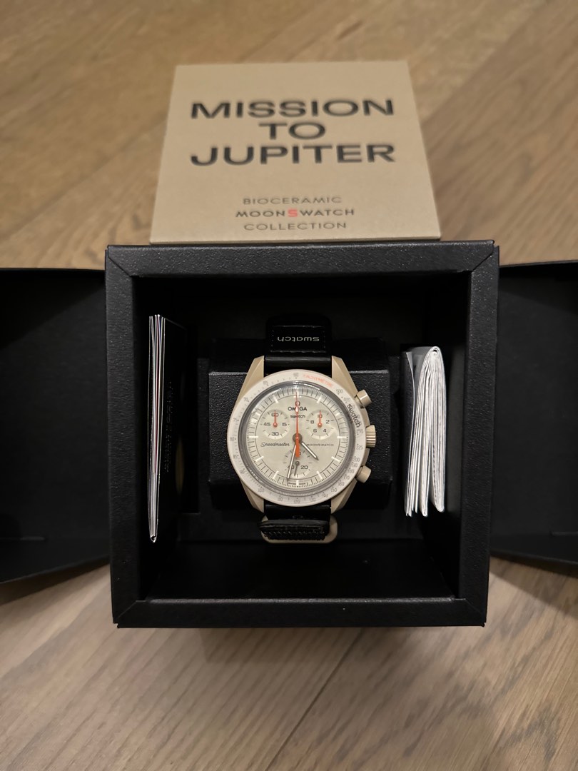 Omega x Swatch - Jupiter, Luxury, Watches on Carousell