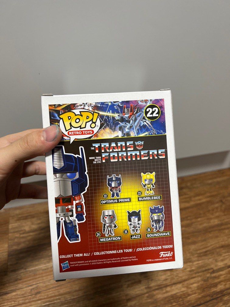 Optimus prime Funko pop amazon exclusive, Hobbies & Toys, Toys & Games ...