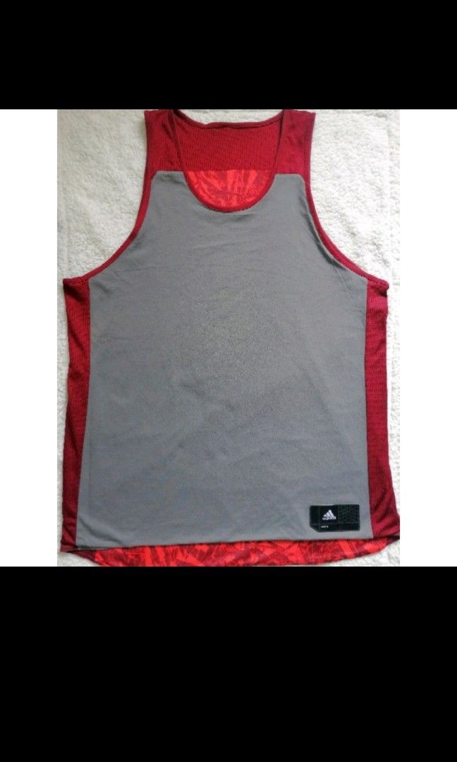 ORIGINAL REVERSIBLE ADIDAS DRYFIT SANDO. WORN ONCE, Men's Fashion ...