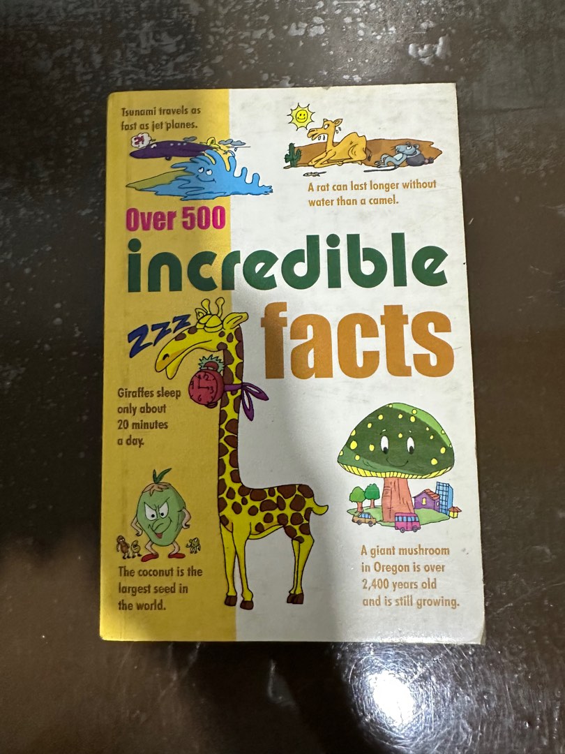 Over 500 Incredible Facts illustrated, Hobbies & Toys, Books ...