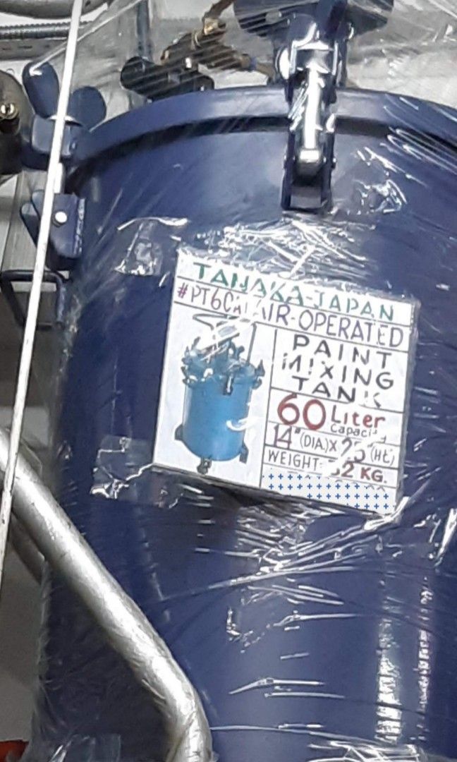 PAINT MIXER MIXING TANK AIR OPERATED PNEUMATIC INDUSTRIAL TANKS PT60A1 ...