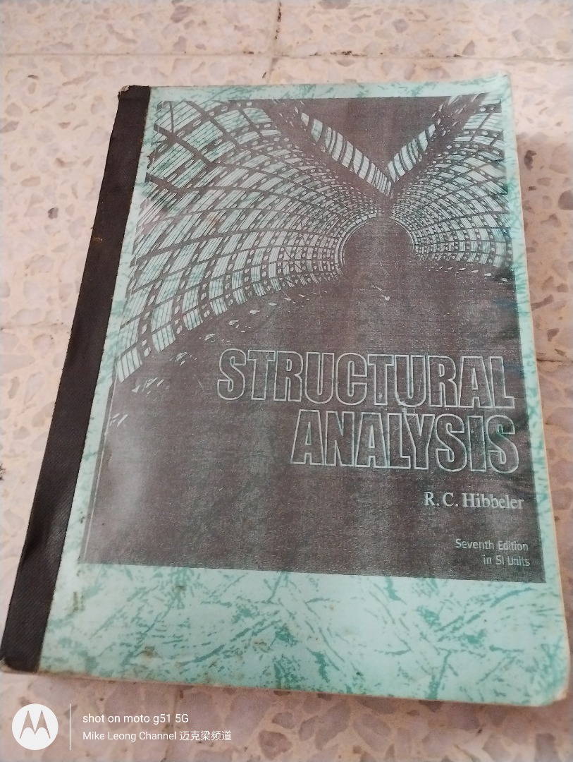 Photostate Structural Analysis R. C. Hibbeler Seventh Edition in SI ...