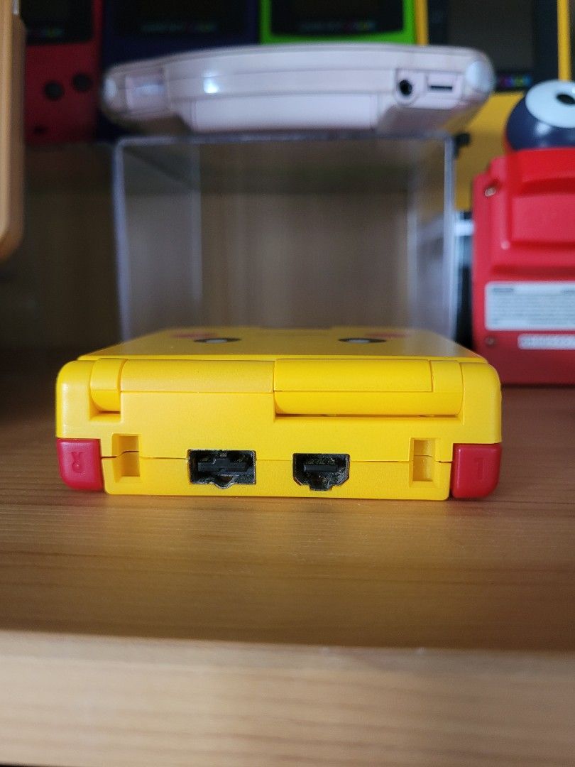 Pikachu IPS Modded Gameboy Advance SP GBA Nintendo Game Boy Pokemon, Video Gaming, Video Game ...