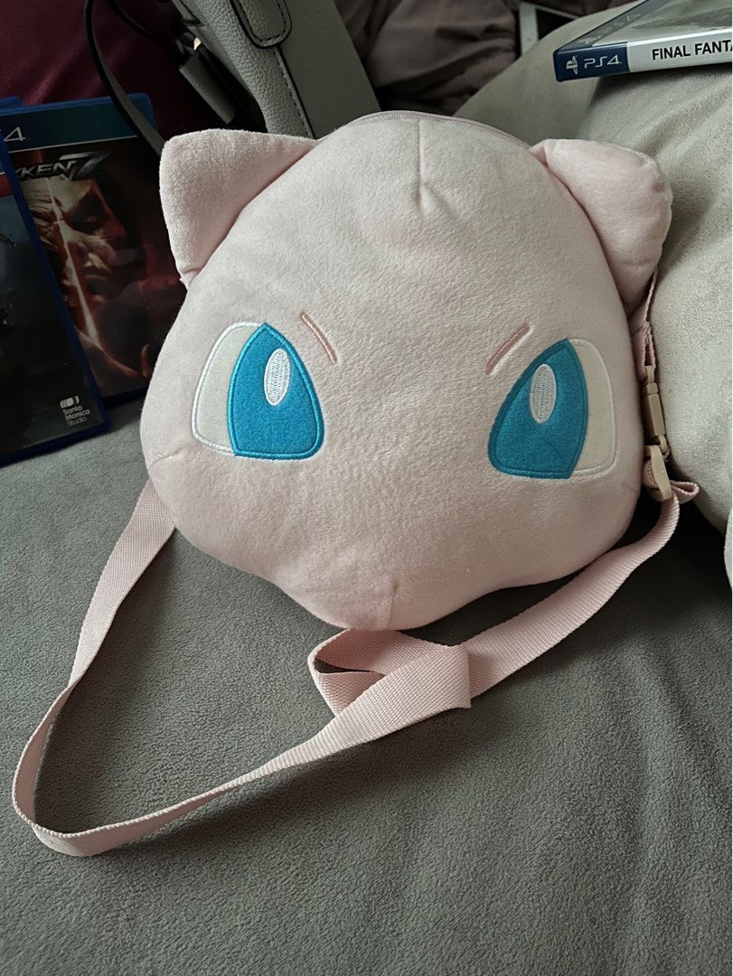 Pokemon- Mew Plush Shoulder Bag on Carousell