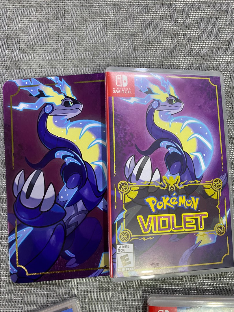 Pokemon violet with steelcase, Video Gaming, Video Games, Nintendo on ...