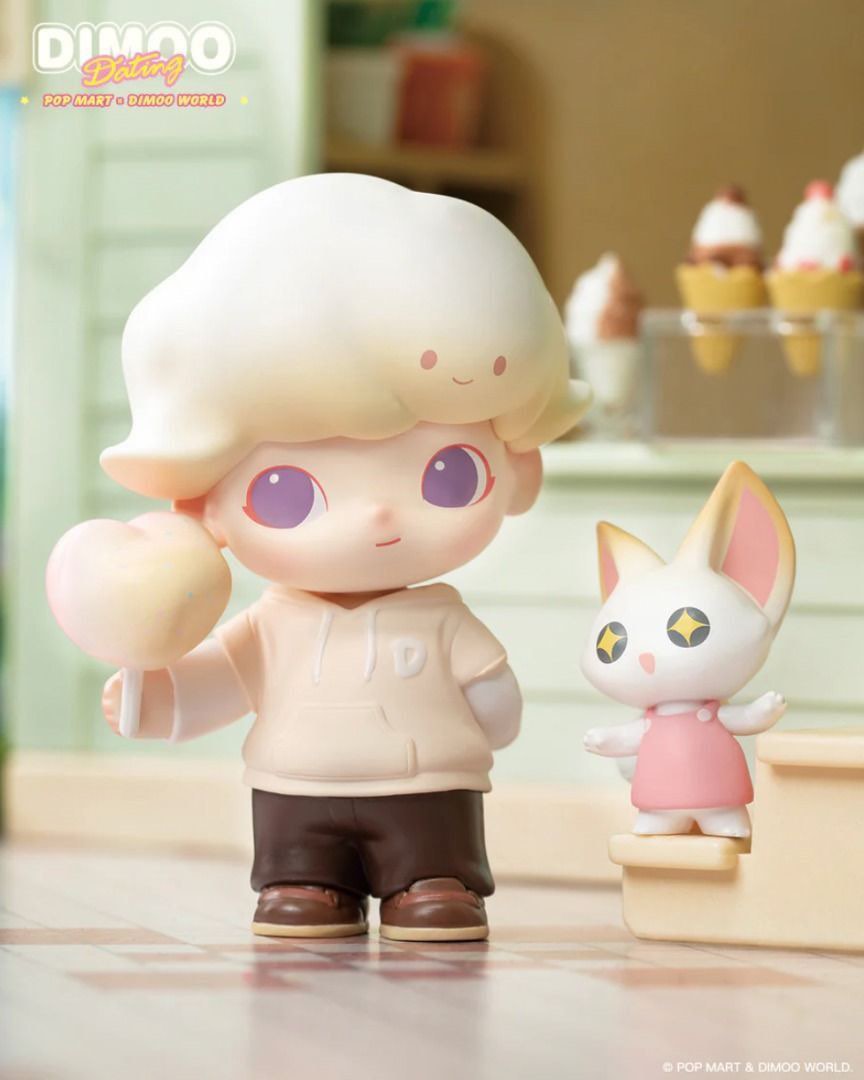 Popmart Dimoo Dating Series Marshmallow, Hobbies & Toys, Toys & Games ...
