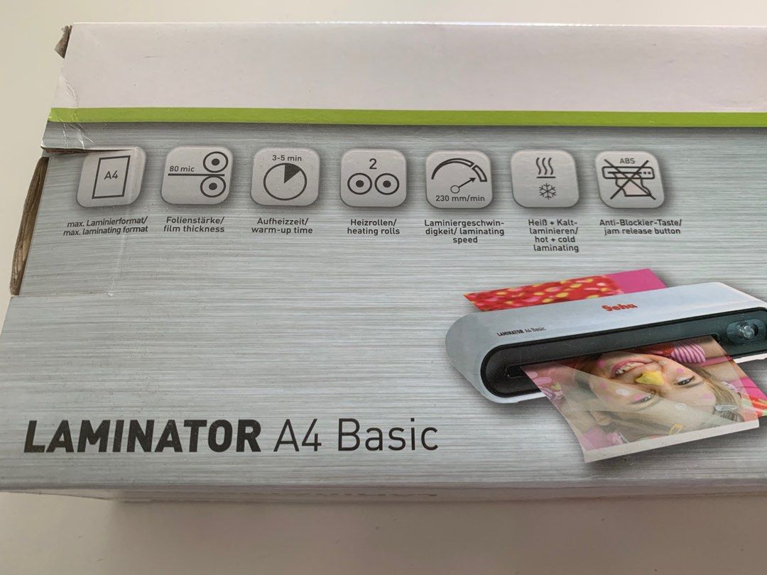 Portable Geha A4 Laminator Machine, Computers & Tech, Printers ...
