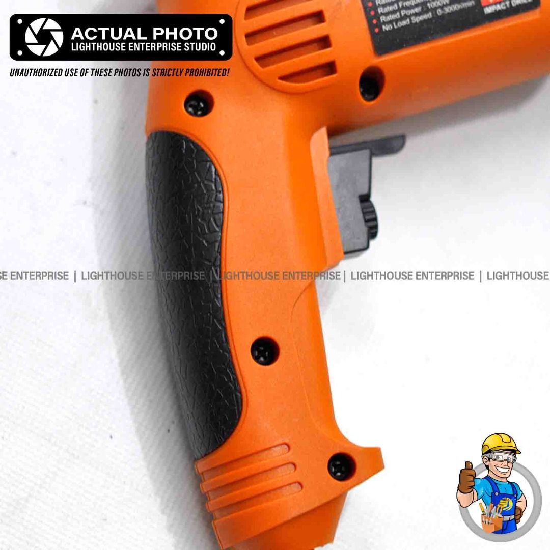 PROMAN Germany Tools 1000W Power Hammer Drill/Impact Drill (PR1600 ...