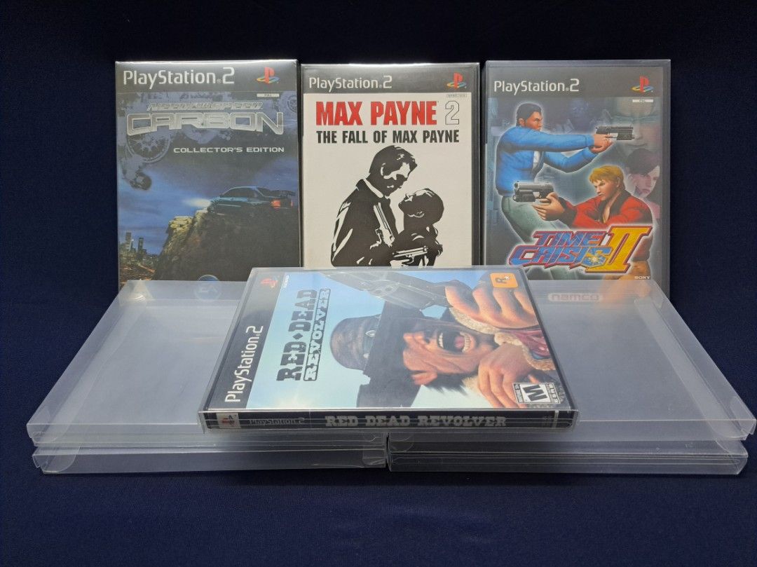 🔥PS2 GAME CASE PVC PLASTIC PROTECTOR DVD TRANSPARENT BOX🔥 NEW!, Video ...