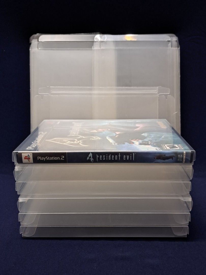 🔥PS2 GAME CASE PVC PLASTIC PROTECTOR DVD TRANSPARENT BOX🔥 NEW!, Video ...