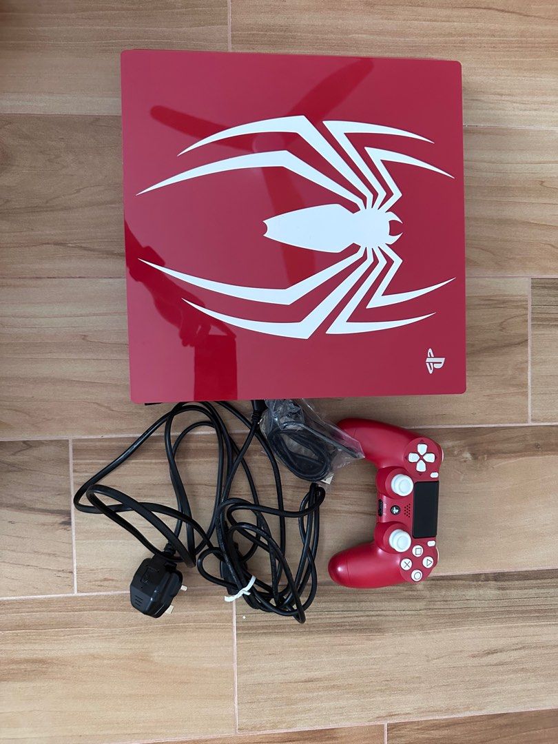 PS4 Pro 1TB Spider man limited Edition, Video Gaming, Video Game ...