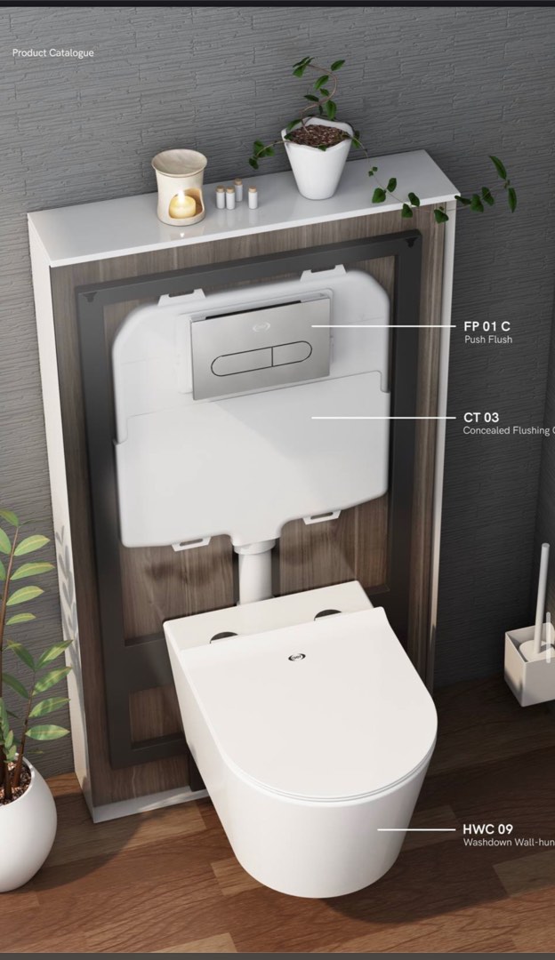 Push Flush, Furniture & Home Living, Bathroom & Kitchen Fixtures on ...