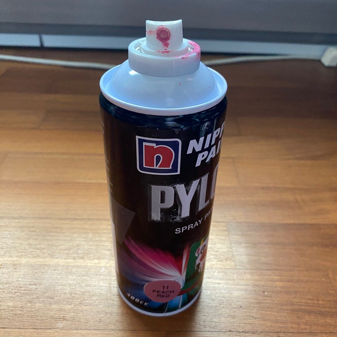Pylox Spray Paint & Rust-Oleum Flat White Primer, Furniture & Home ...