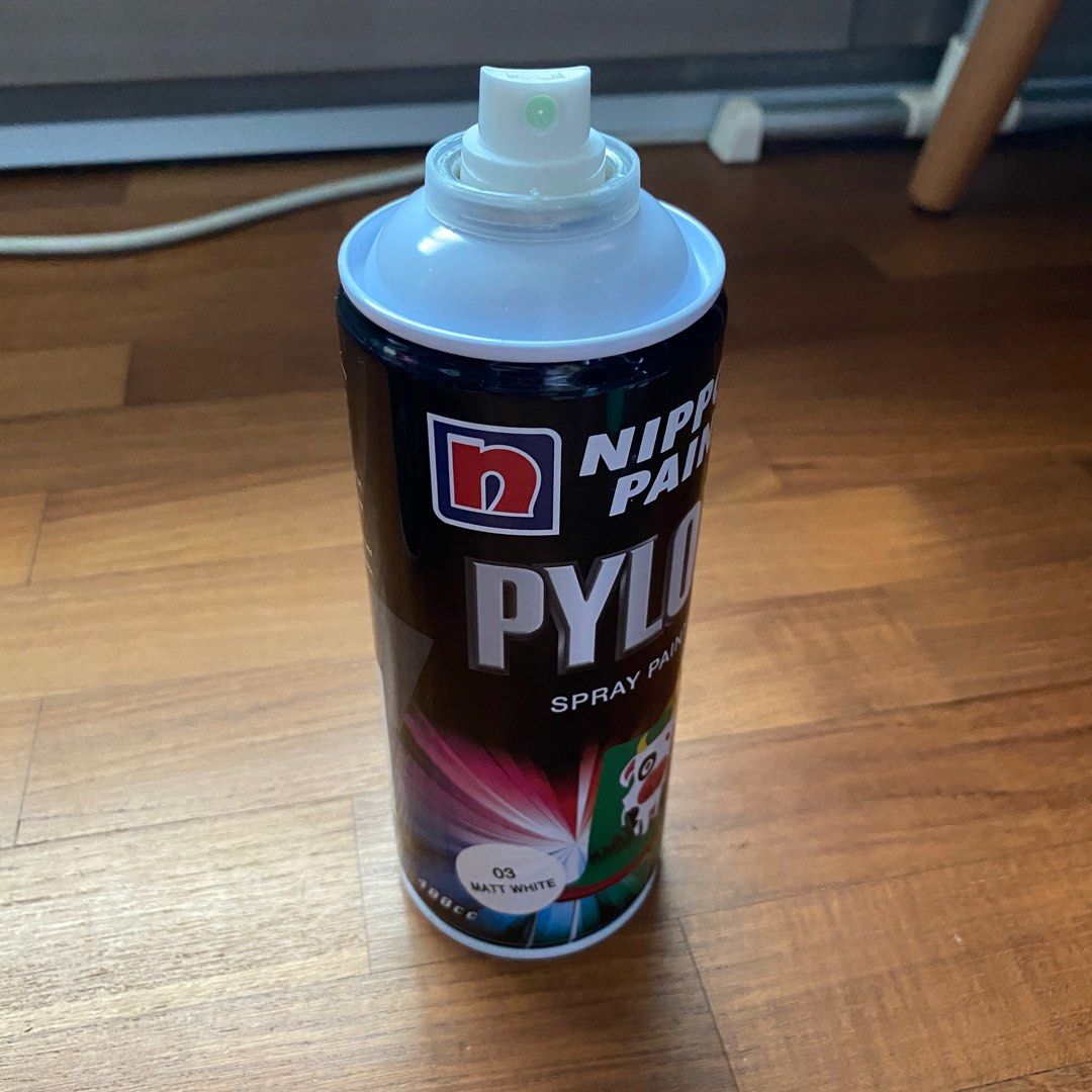 Pylox Spray Paint & Rust-Oleum Flat White Primer, Furniture & Home ...
