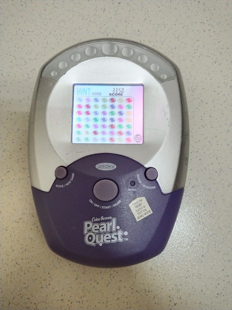 Radica Color Screen Pearl Quest LCD Electronic Handheld Game, Hobbies ...