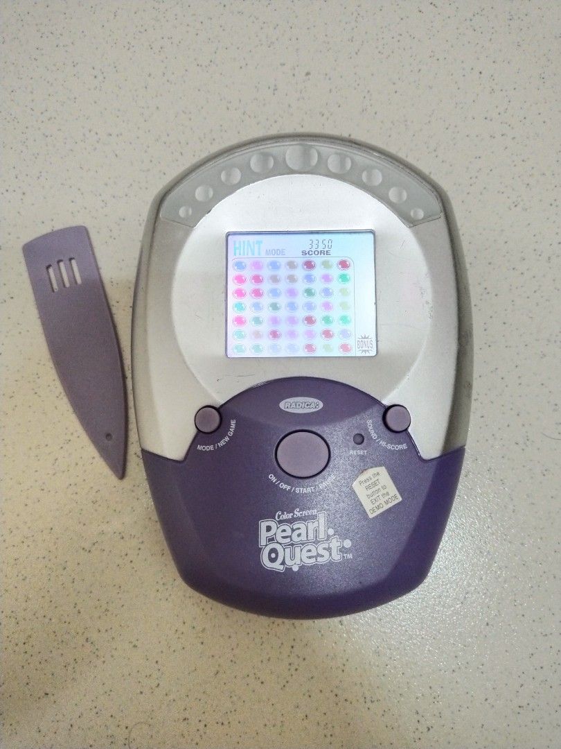 Radica Color Screen Pearl Quest LCD Electronic Handheld Game, Hobbies ...